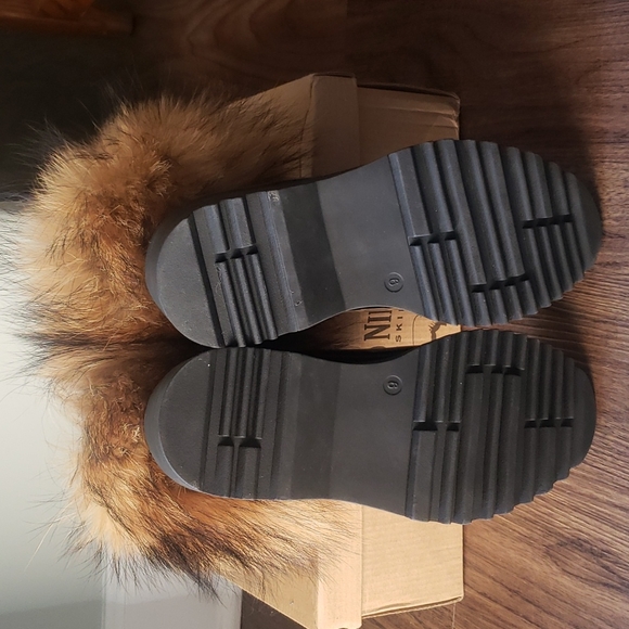 Cloud 9 | Shoes | Nib Cloud Nine Ladies Brooke Boot With Racoon Fur ...